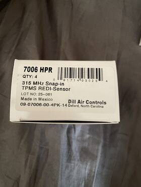 7003A DILL AIR CONTROL Hpr Tpms Redi Sensor Clamp